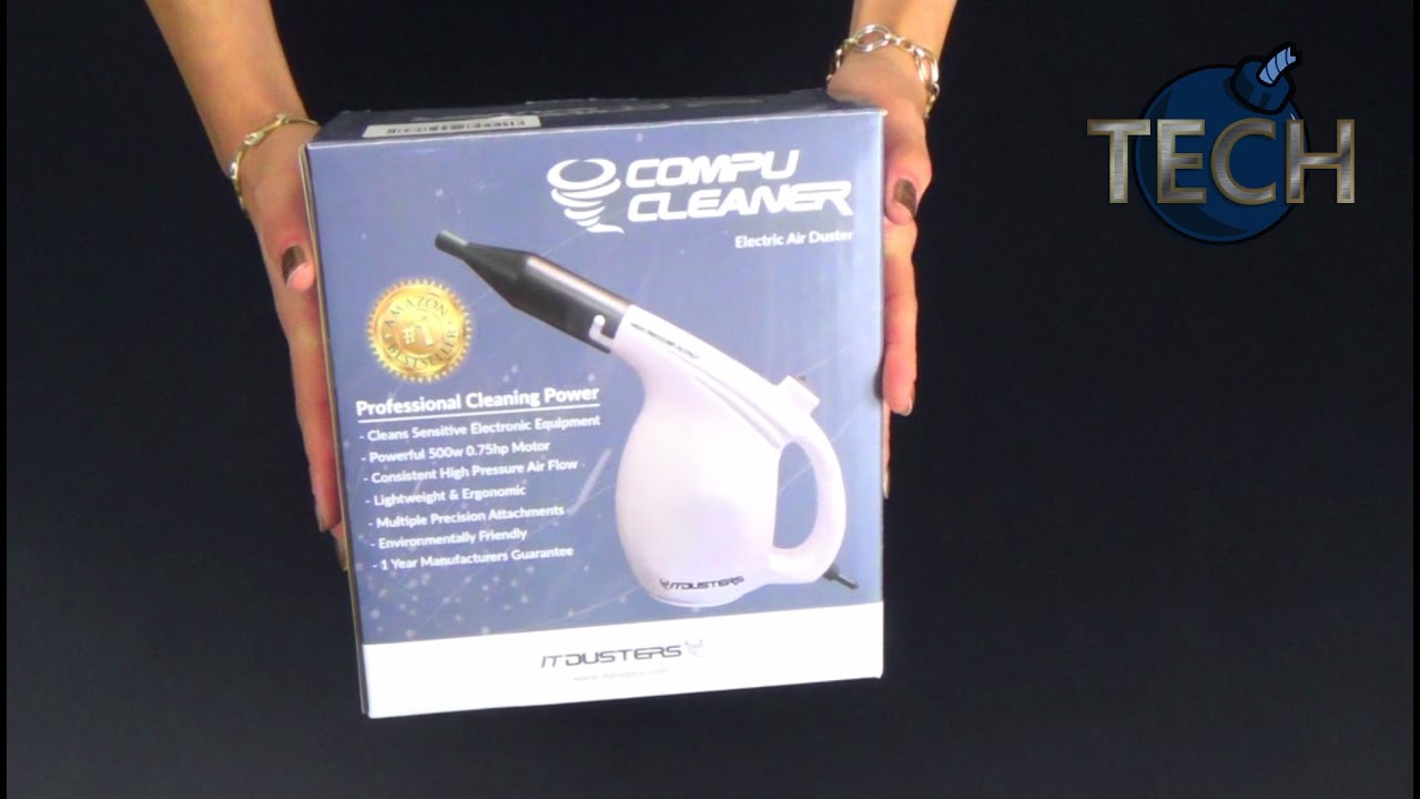 Tech Review - Compu Cleaner Electric Air Duster - YouTube