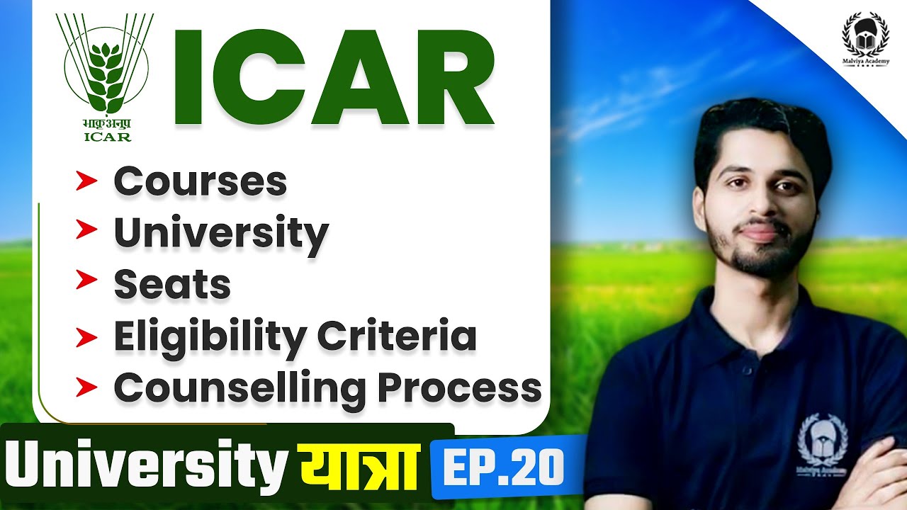 ICAR : Courses,Universities,Seats ,Eligibility criteria,Admission ...