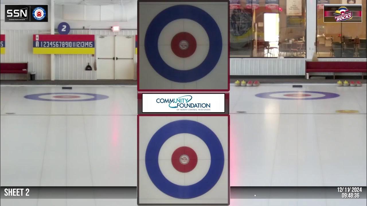 Curling Stadium Wausau Sheet 2 12-11-24 - YouTube
