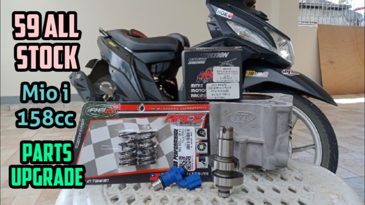 Mio i 160cc Build | 59 Touring | Basic Parts Upgrade Needed - YouTube