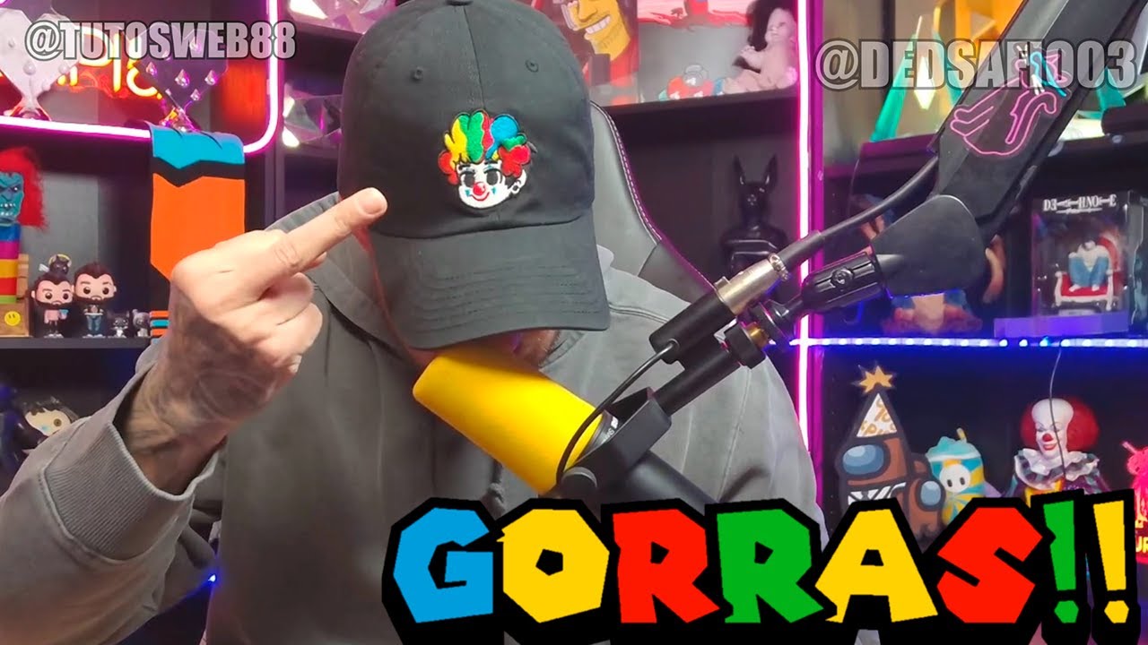 AURONPLAY MUESTRA SUS NUEVAS GORRAS A LA VENTA MERCH - YouTube
