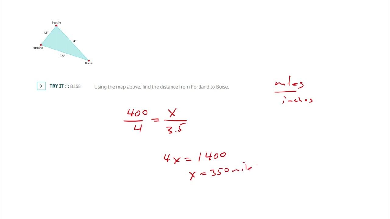 Algebra I 8 7c: Solving Distance Equals Rate Times Time Word Problems ...