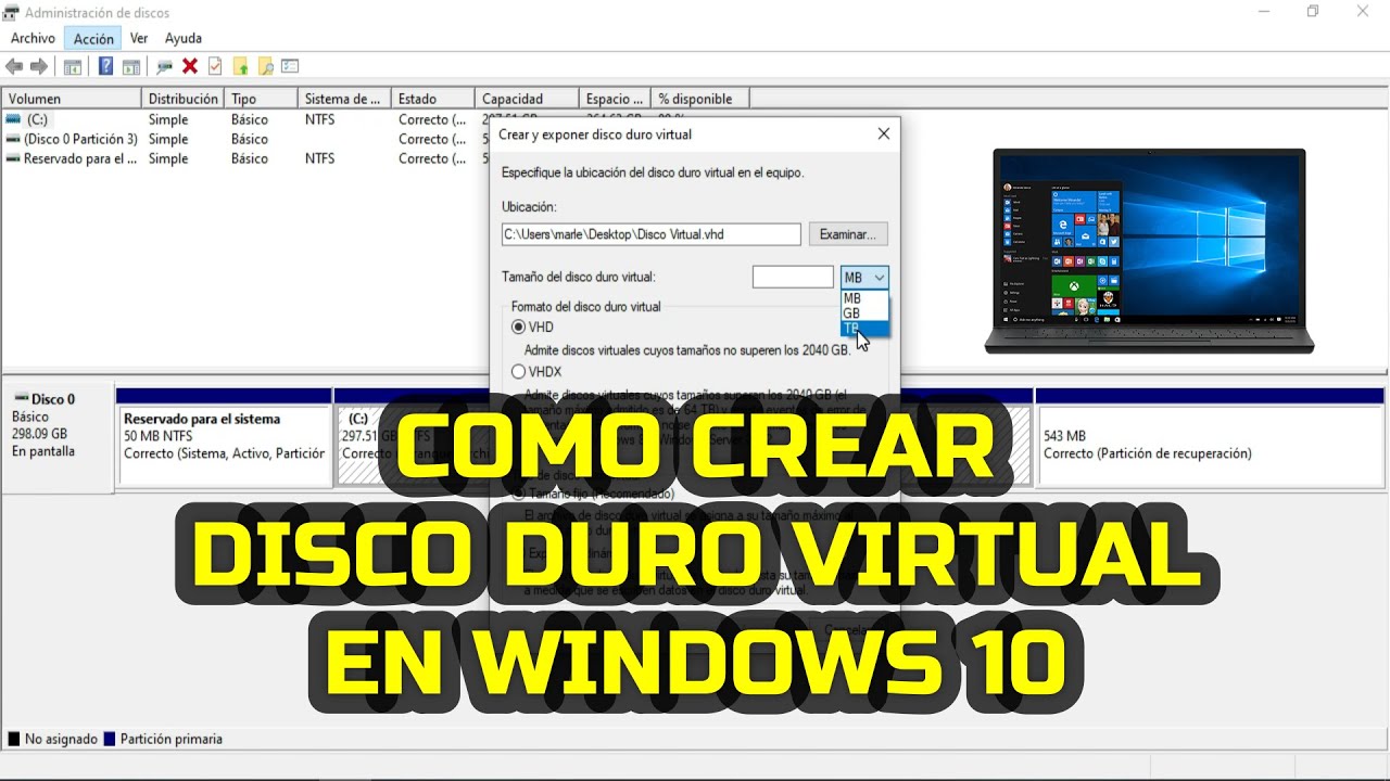Crear Y Montar Un Disco Vhd En Windows 7 Administrando Diskpart: Todos
