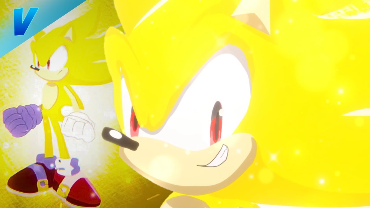 Epic Super Sonic Transformation Scene | Sonic Nazo Unleashed : Reanimated in 2D - YouTube