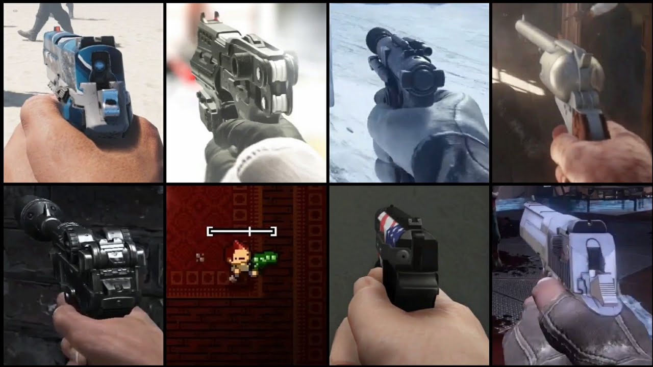 Handguns in 30 Different PS4 Games - YouTube
