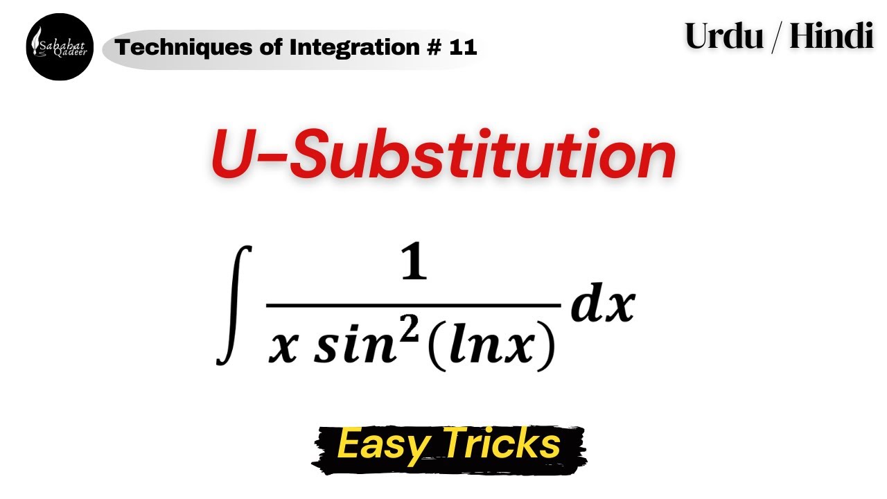 Integral of 1/(x*sin^2(ln(x))) | U-Substitution | Integration - YouTube