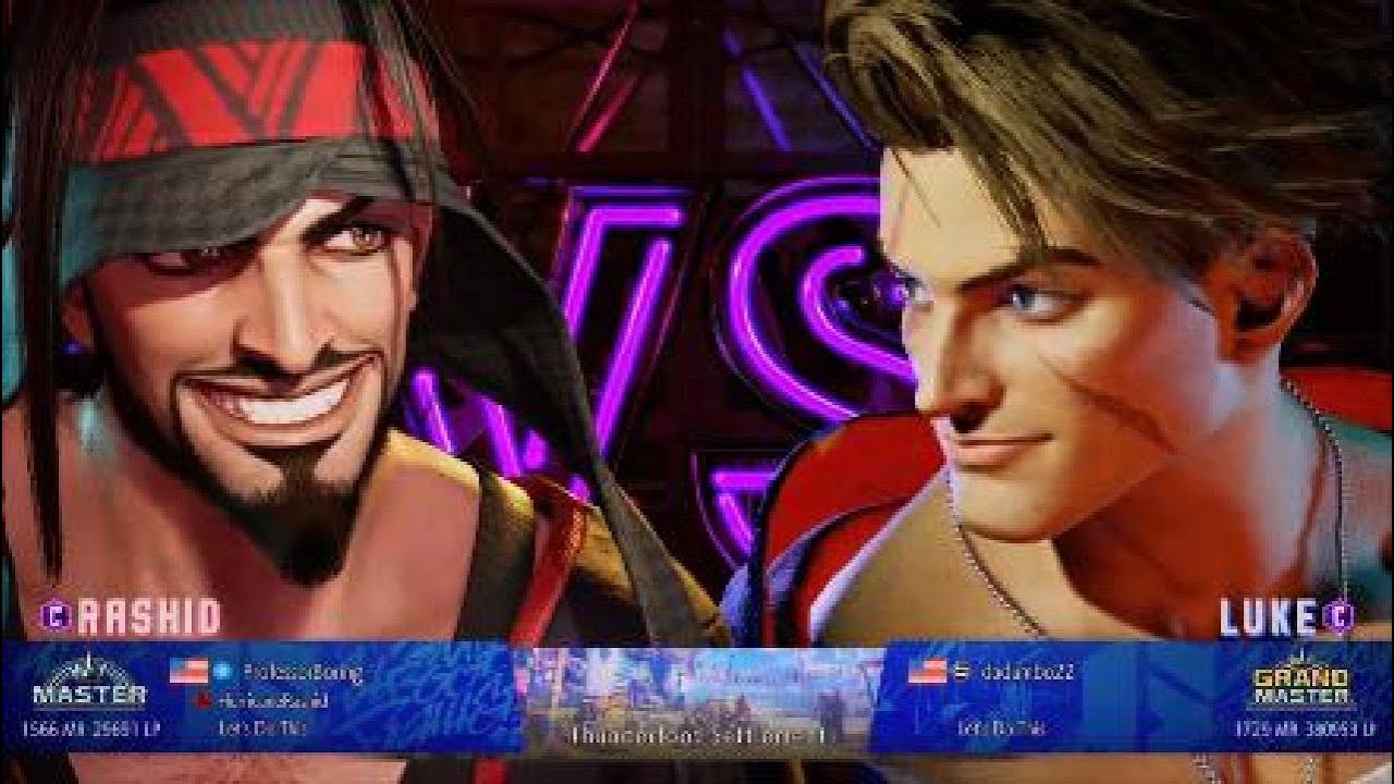 SF6 Rashid Master Matches: 1500+ MR Edition - Grand Master Luke - YouTube