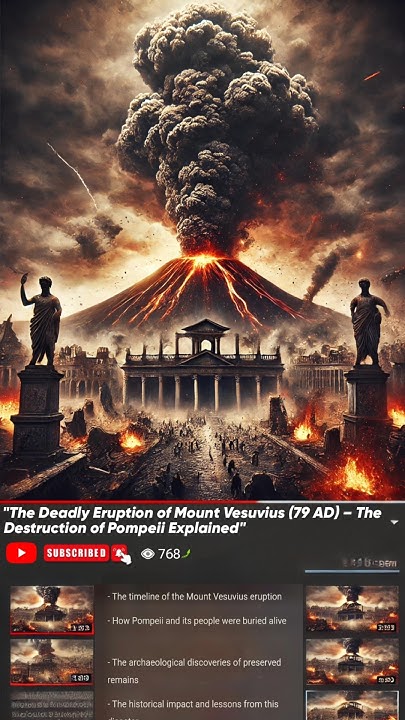 "The Deadly Eruption of Mount Vesuvius (79 AD) – The Destruction of ...