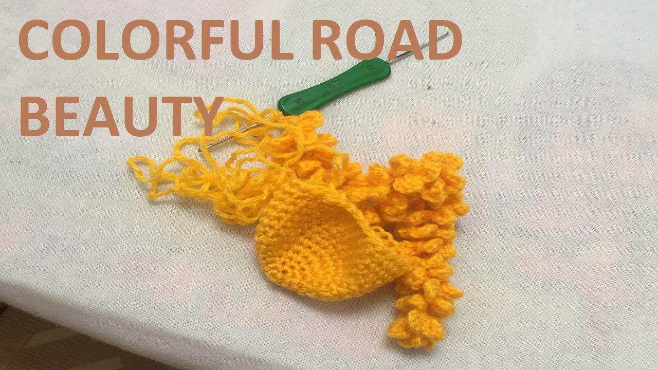 crocheted crocheted reed grass with golden meaning part 5 - YouTube