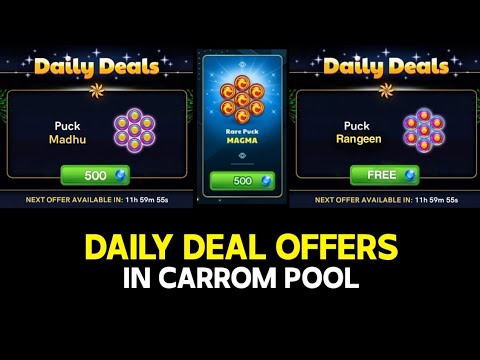 Carrom Pool Daily Deal Offers - Carrom Pool - Jamot Gaming - YouTube