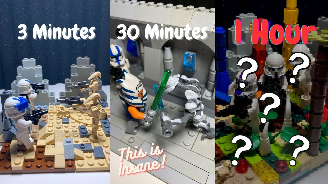 I Built 3 Lego Moc's from the Clone Wars! (Moc Building Challenge 2023 ...