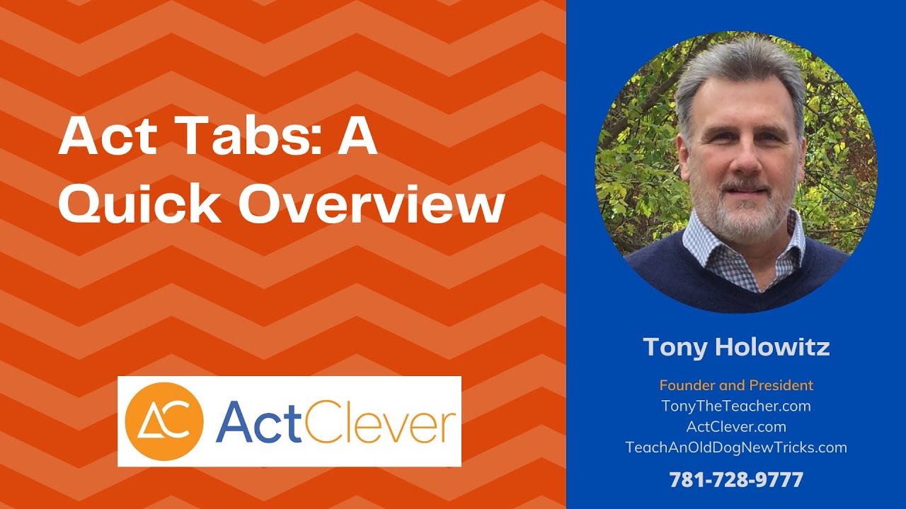 Act Tabs: A Quick Overview - YouTube