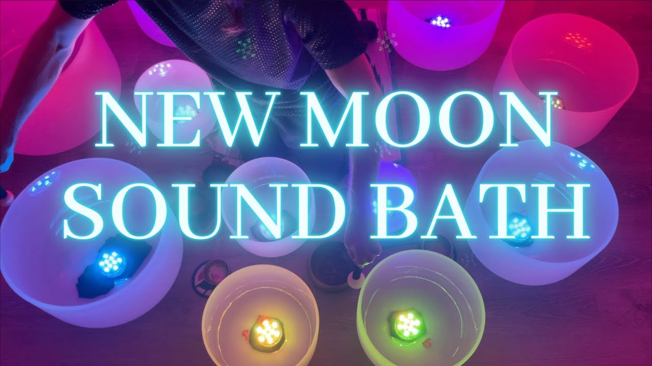 NEW MOON SOUND BATH in GEMINI: Meditation Music for Manifestation ...