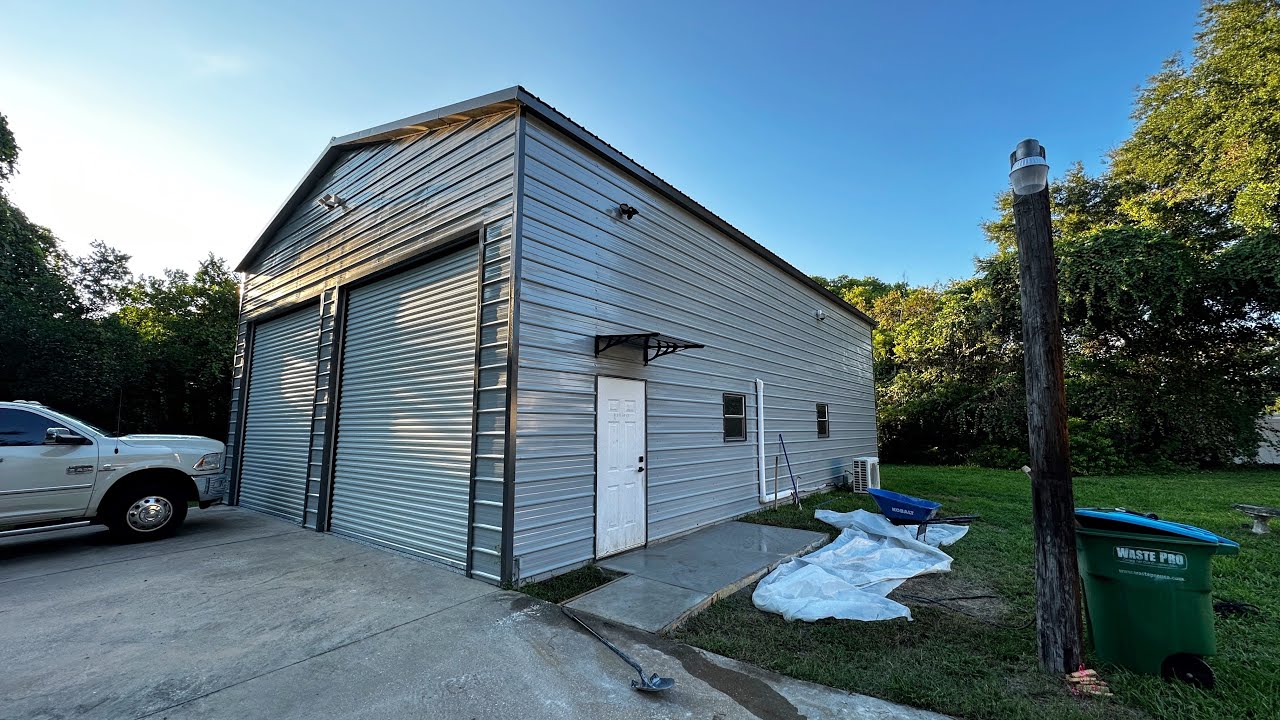 New 30x50 Shop Upgrades Major Improvements YouTube