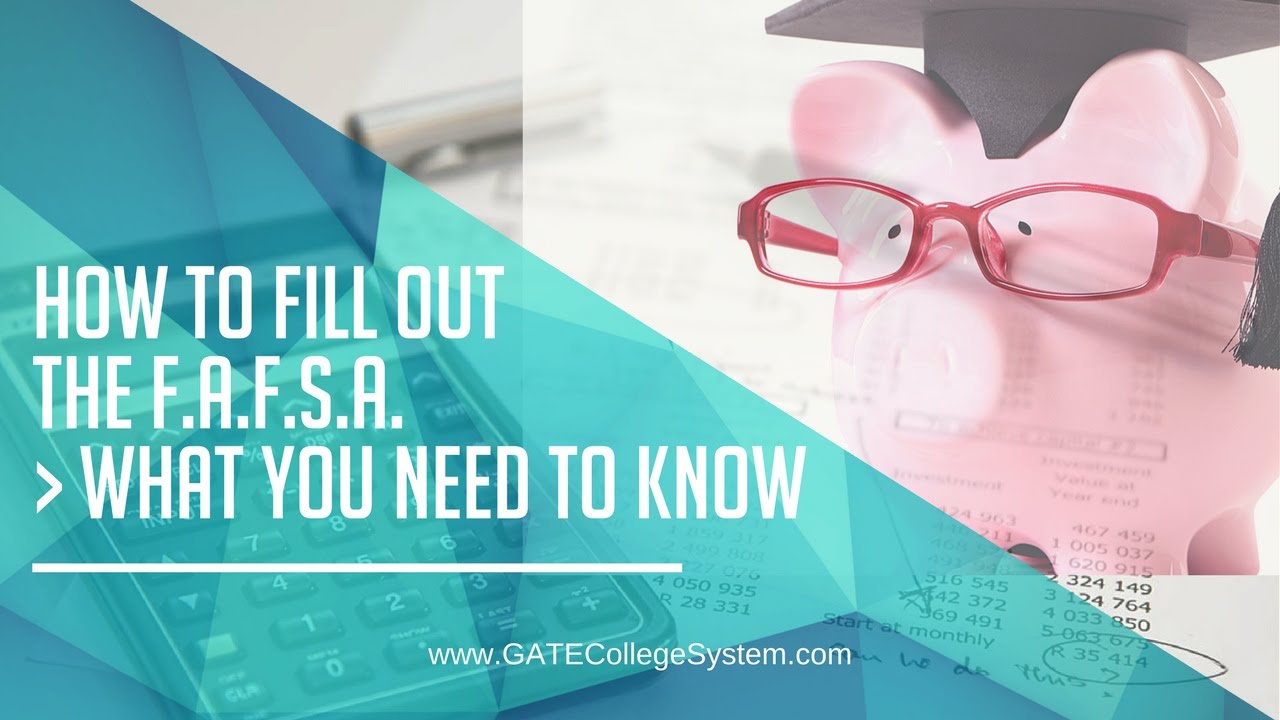 How to fill out the FAFSA to achieve major financial aid success! - YouTube