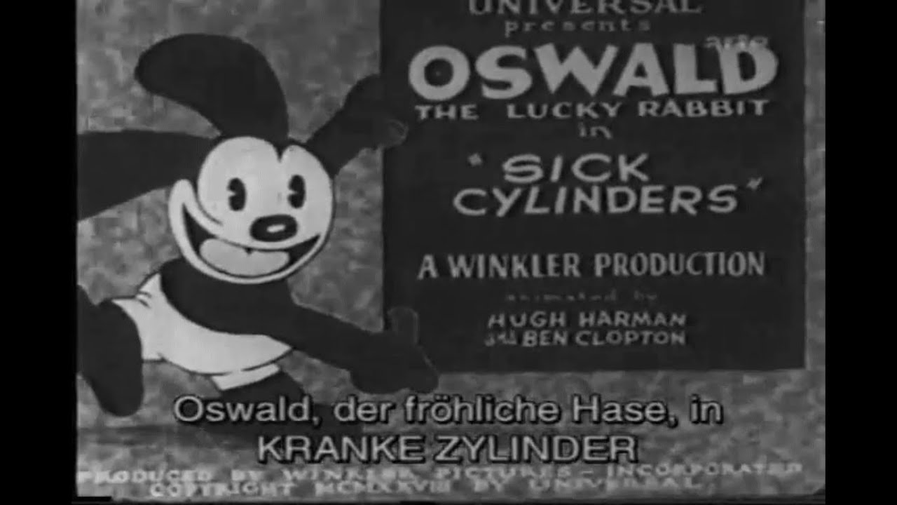Oswald The Lucky Rabbit in "Sick Cylinders" - YouTube