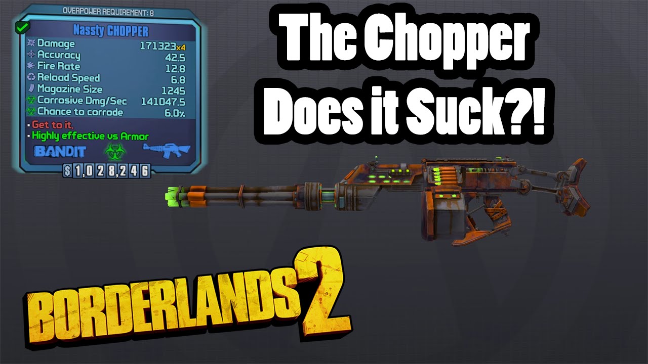 Borderlands 2: The Chopper, Does it Suck?! - YouTube