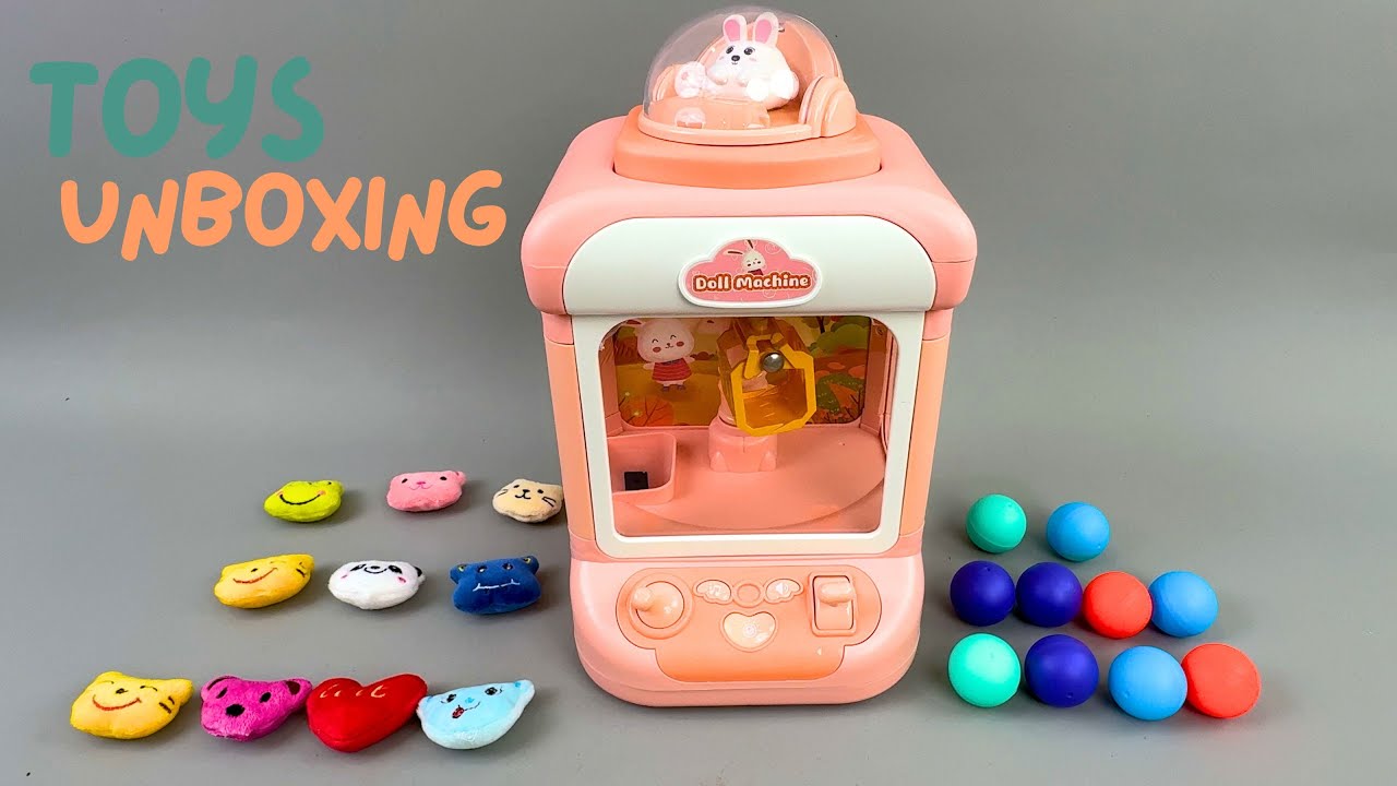 🔊 ASMR 🔊 Satisfying Unboxing Automatic Doll Machine with New ...