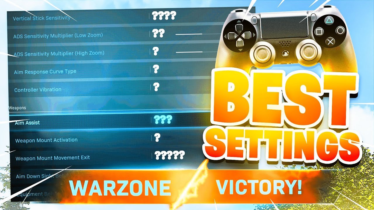the BEST SETTINGS for WARZONE in SEASON 5! (BEST DEADZONE, SENSITIVITY ...