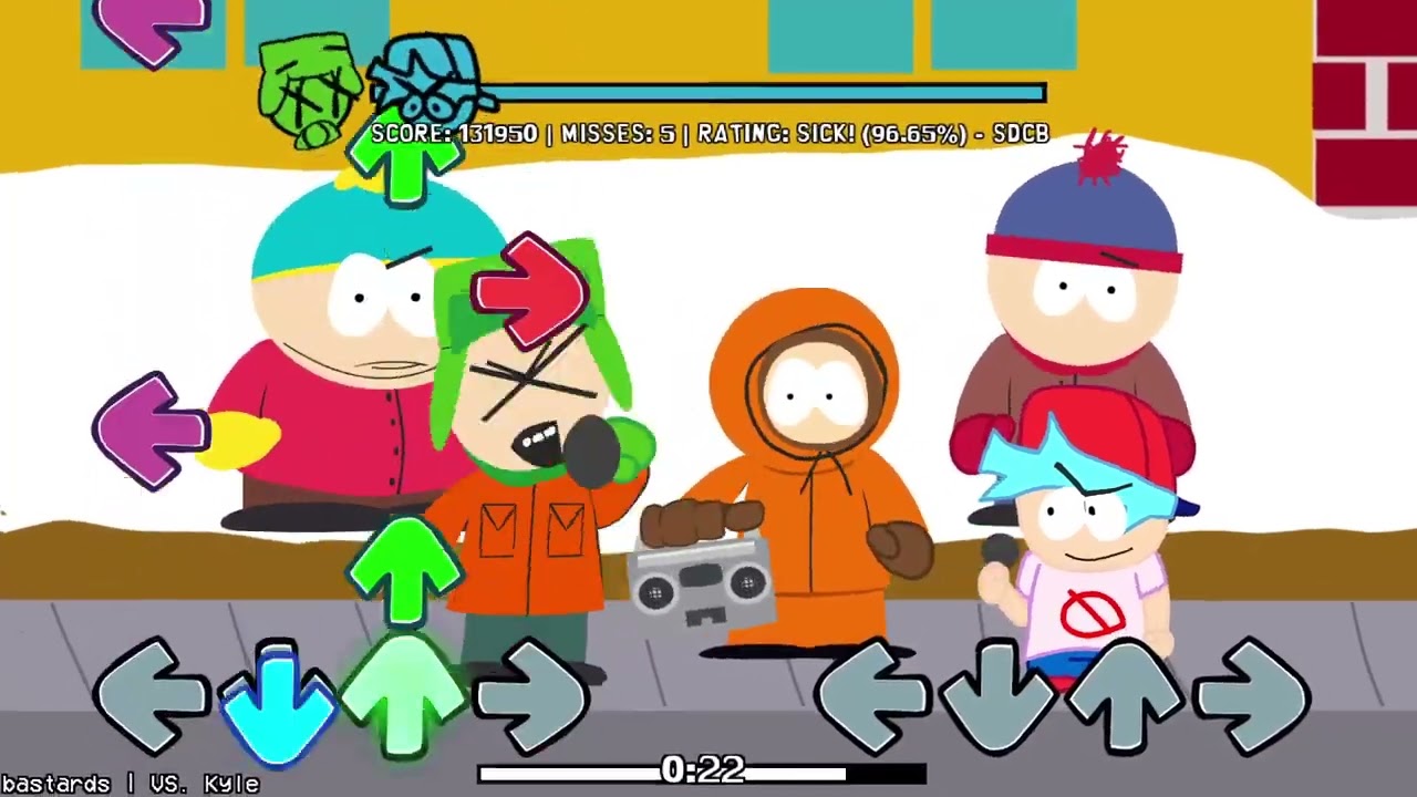 Friday Night Funkin' VS Kyle South park fnf mod - YouTube