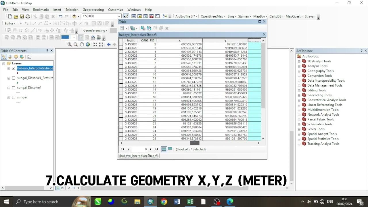 Cara Membuat Peta Indeks Gradient Panjang Sungai / Stream Length Gradient Index - YouTube