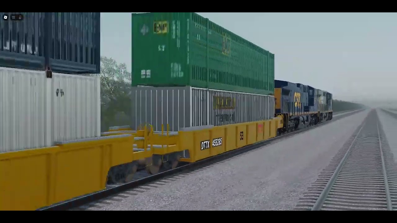 ROBLOX Railfanning at CSX Willard Subdivision S56E06: CSX Intermodal ...