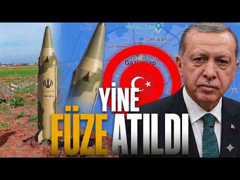 İRAN YİNE TÜRKİYE'YE FÜZE ATTI!