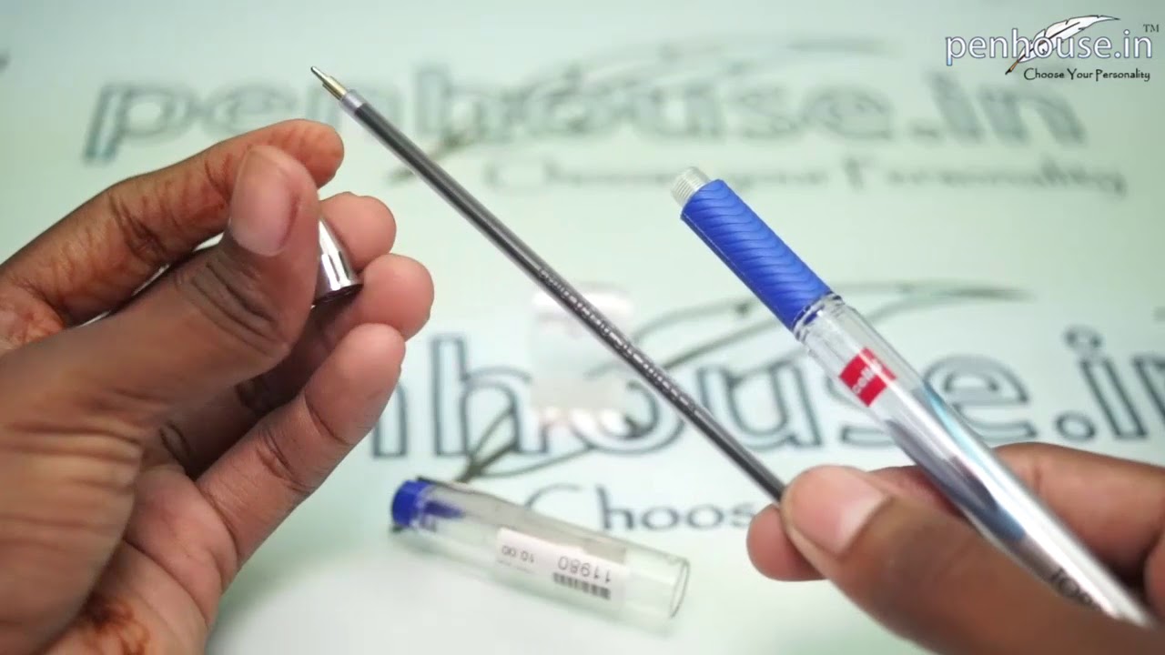Cello model no:11980 Topball Blue Ink Ball Pen Cap Type - YouTube