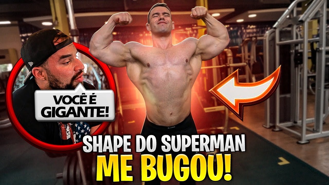 SHAPE DO SUPERMAN ME IMPRESSIONOU MUITO!! *ele nunca competiu e tem ...