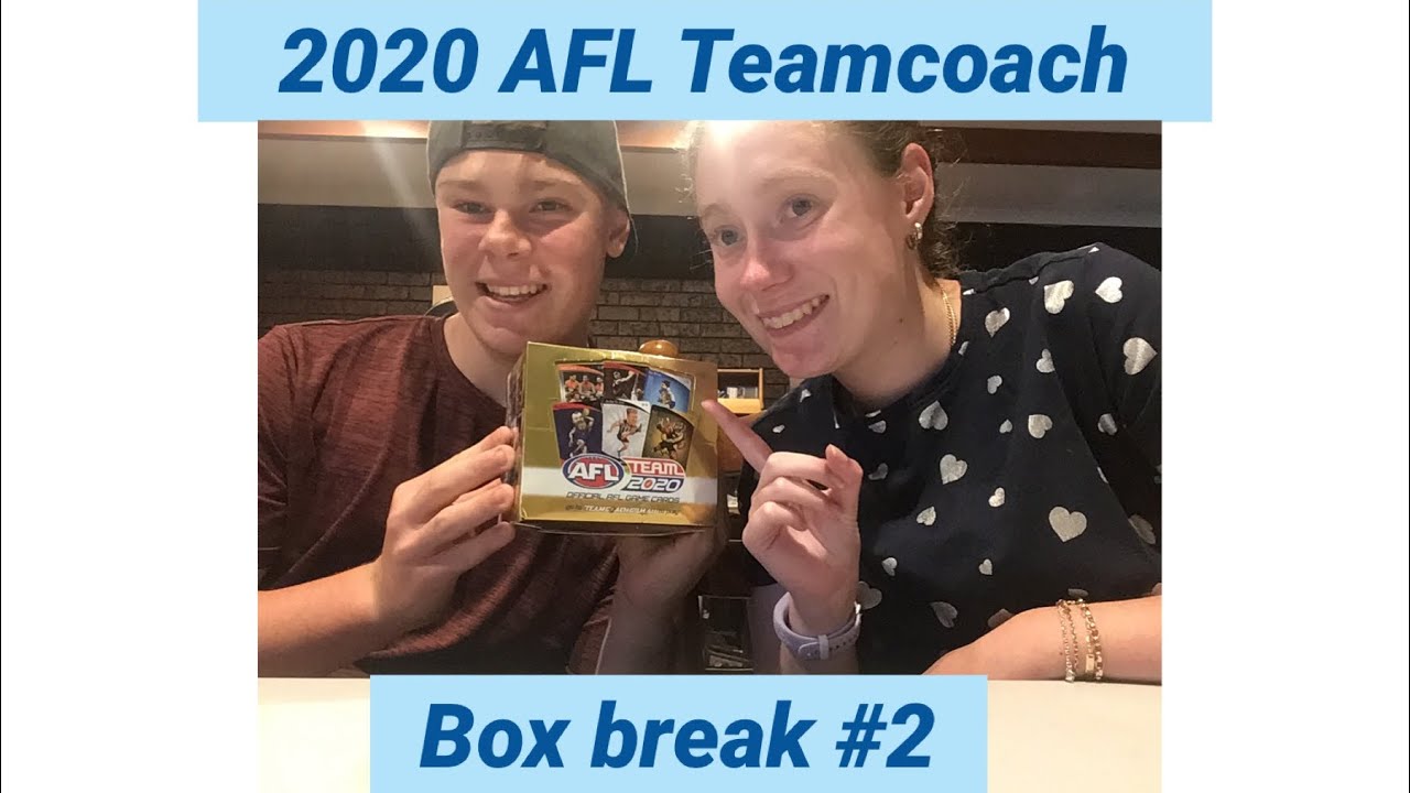 2020 AFL teamcoach box break #2 - YouTube