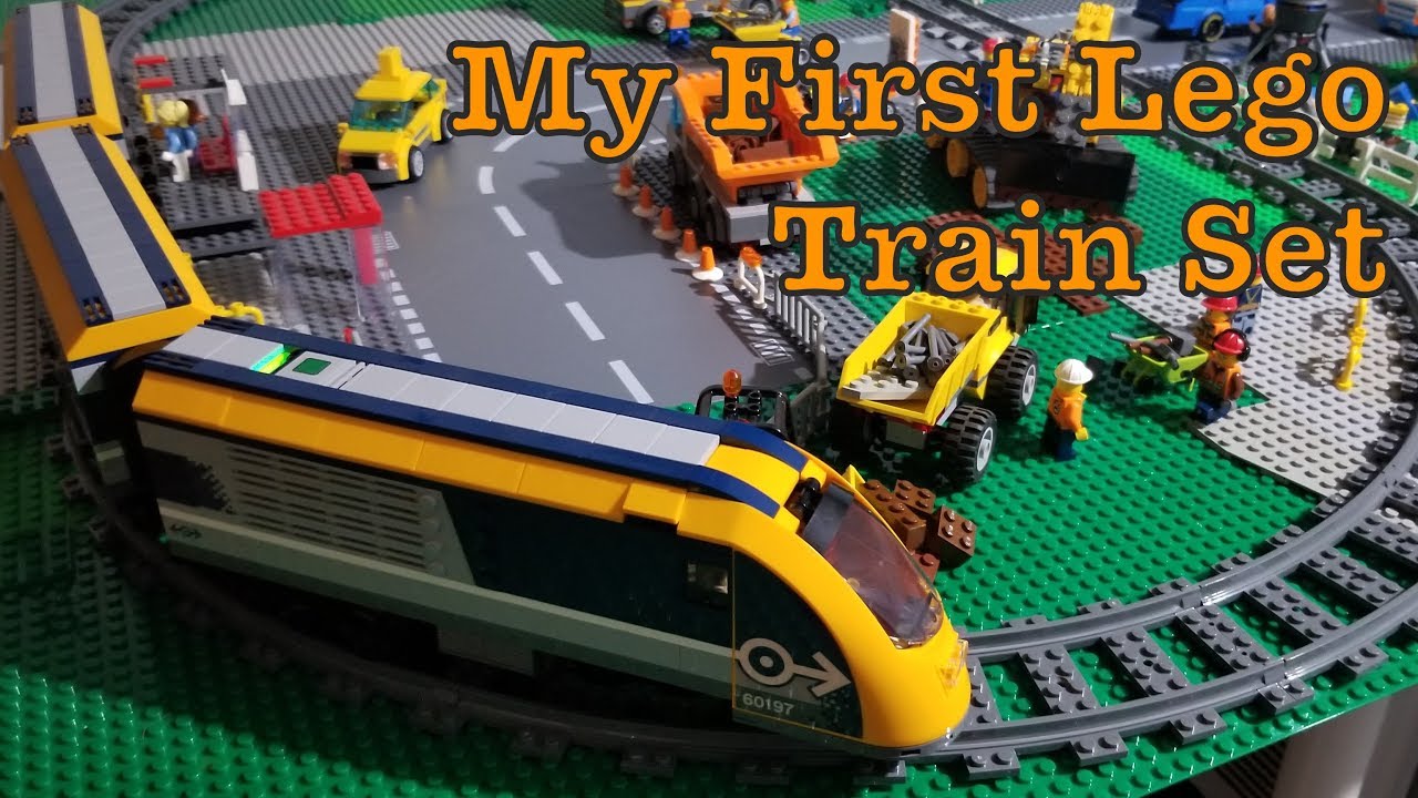 My First Lego Train Set - YouTube