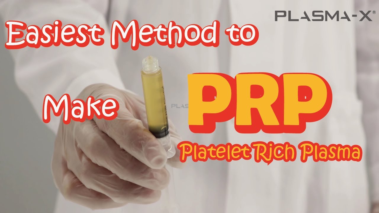 User instruction of easy PRP preparation using PLASMA-X PRP 30 ml Pack ...