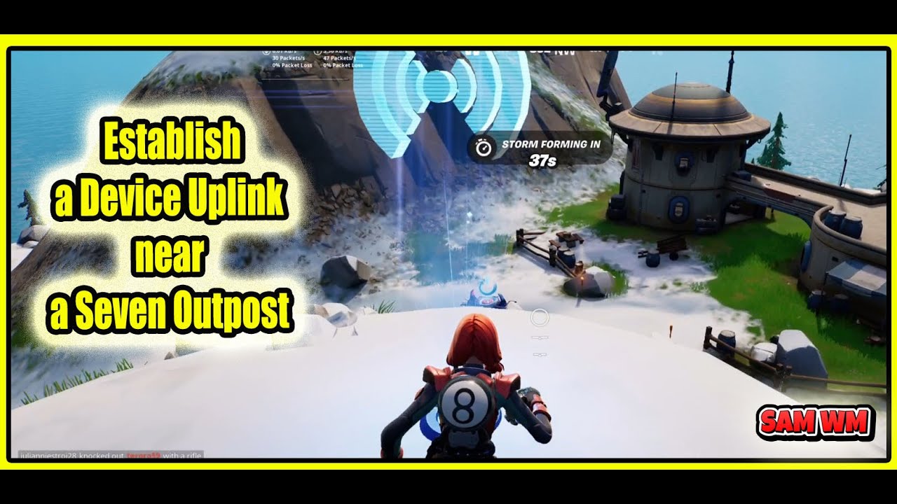 Establish a Device Uplink near a Seven Outpost Fortnite Resistance ...