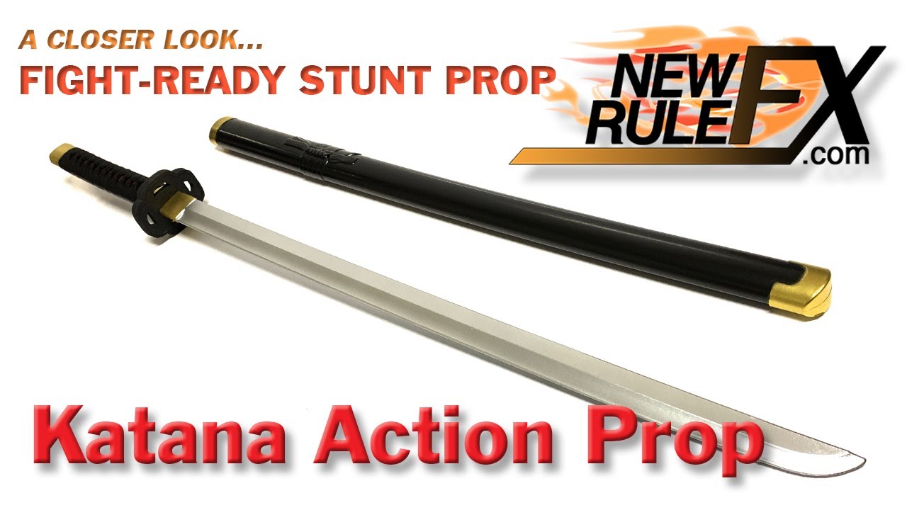 Fight - Contact - Action Prop Katana Sword with Scabbard Demo from ...