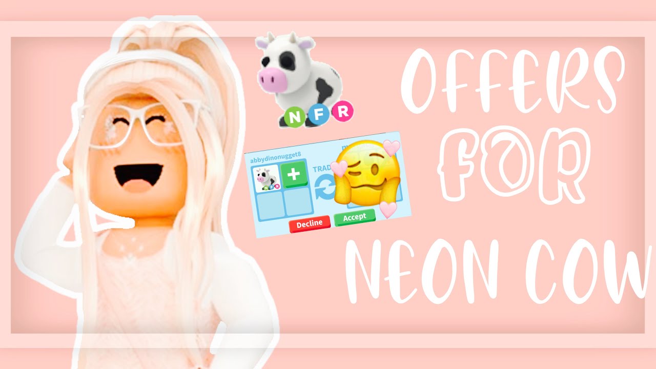 Offers for Neon Cow - Adopt Me Trades - YouTube