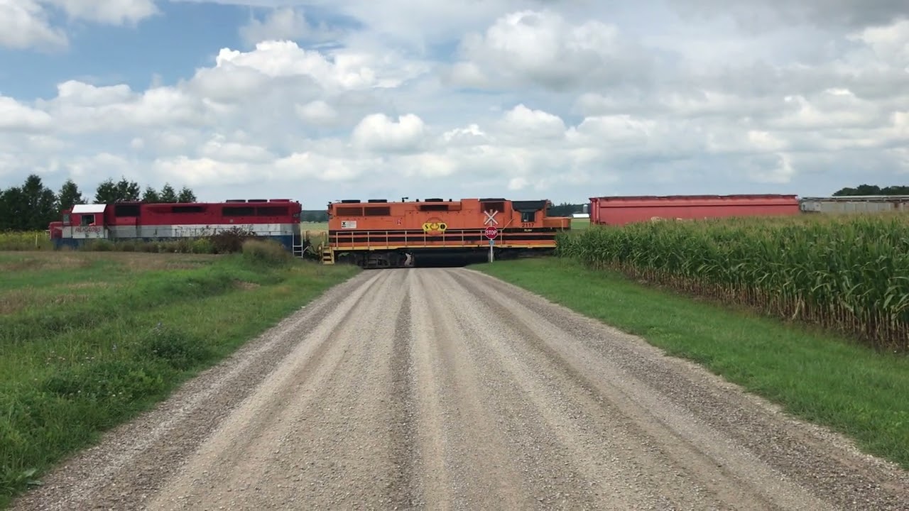 Goderich-Exeter Railway GEXR Train 581 Exeter Subdivision To Hensall ...