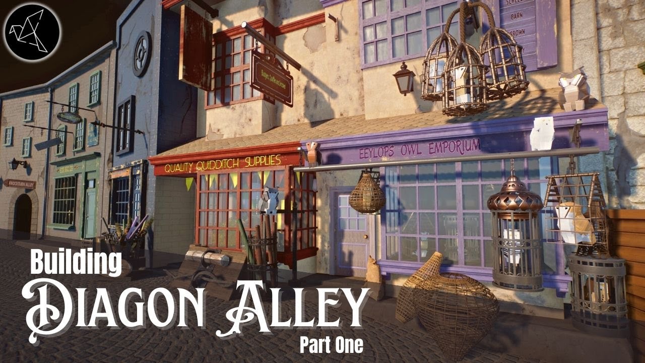 Building Diagon Alley - Part 1 - YouTube