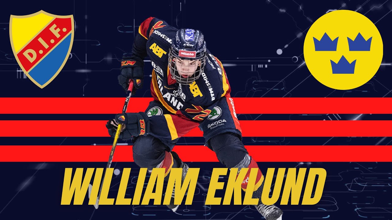 William Eklund Highlights 2021 NHL Entry Draft - YouTube