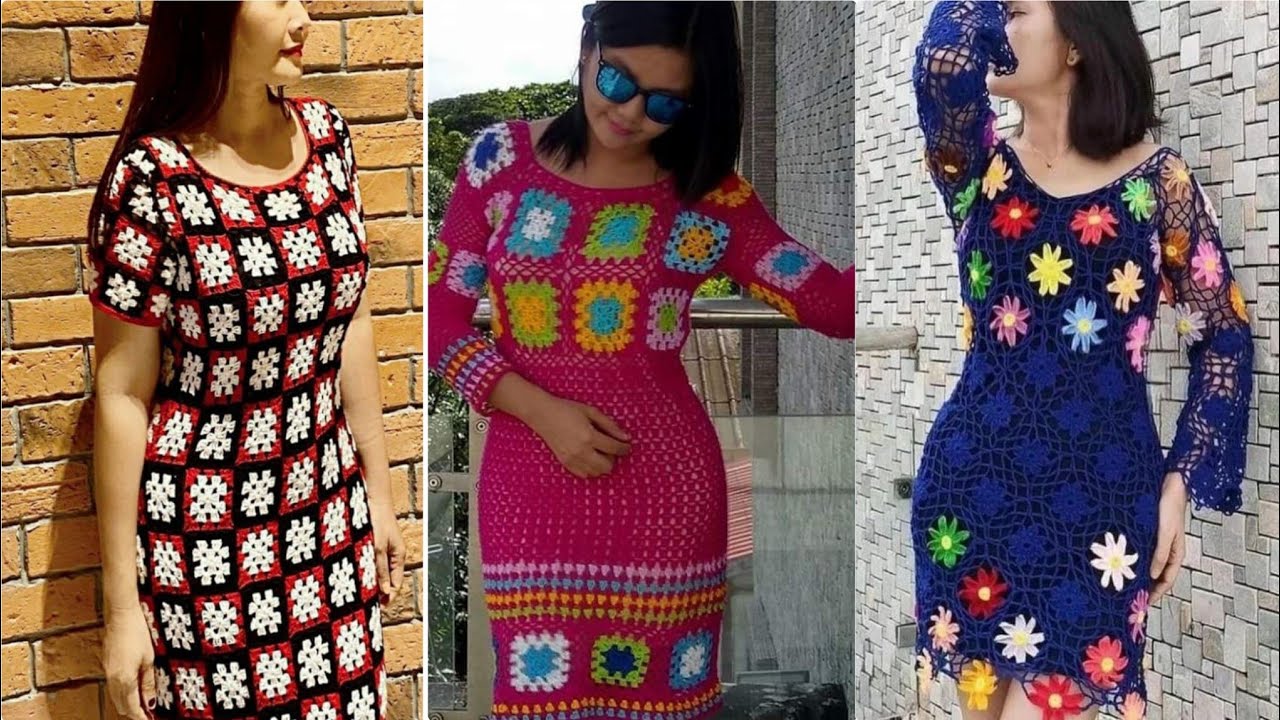 superior exotic regular wear crochet knitting bodycon dresses - YouTube