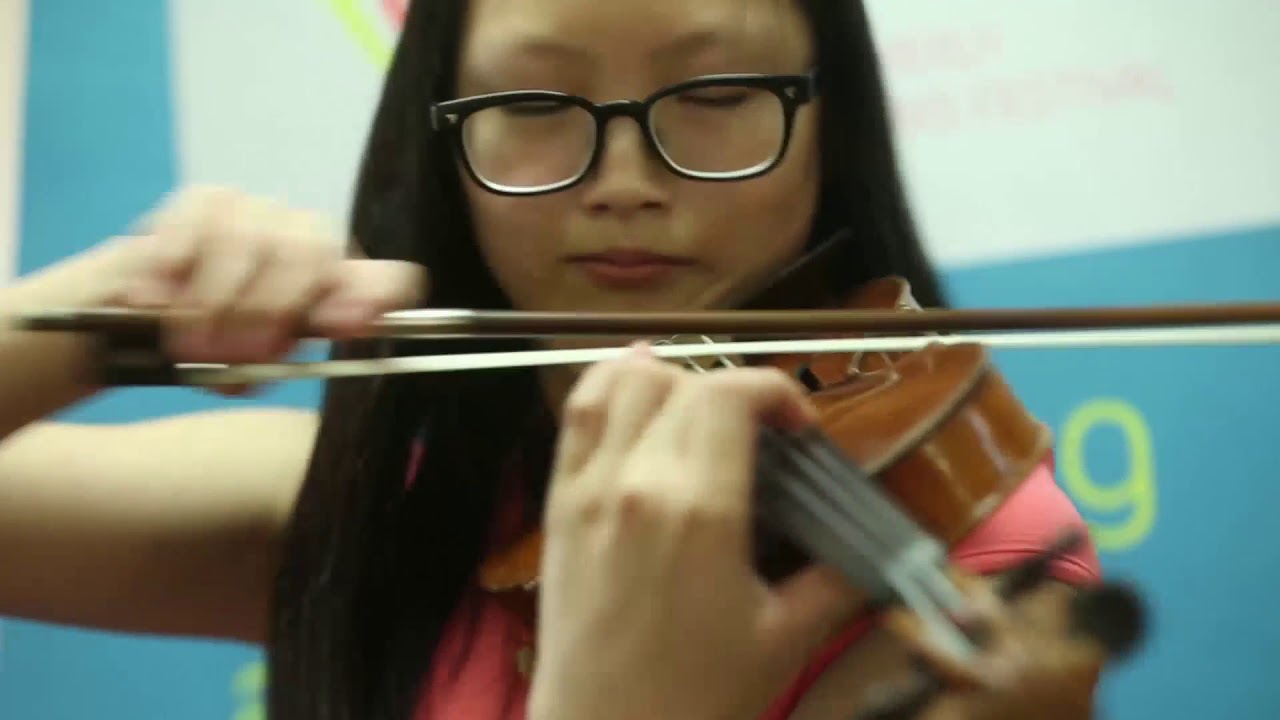 Angela Ryu, national champion violinist - YouTube
