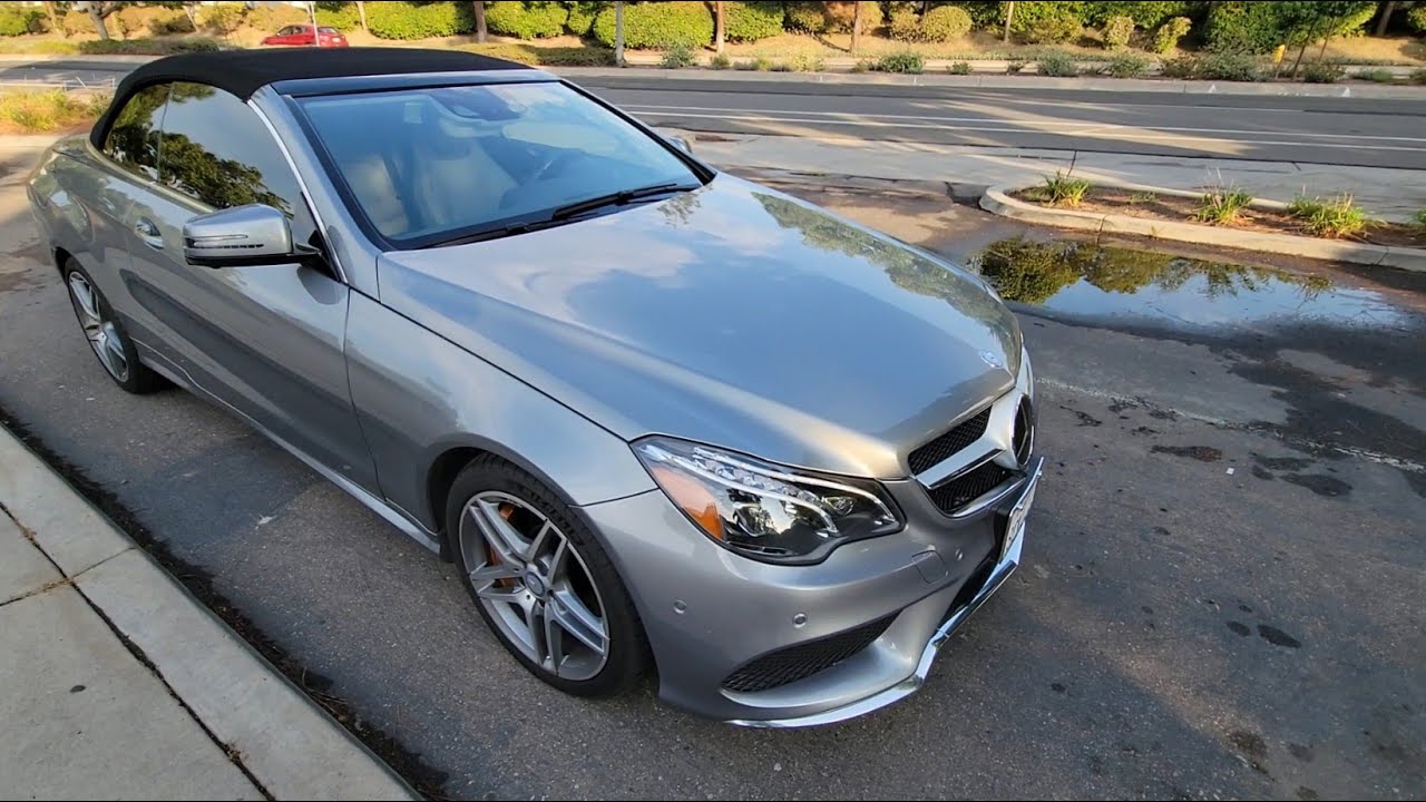 2014 E550 Cabriolet Walkaround - YouTube