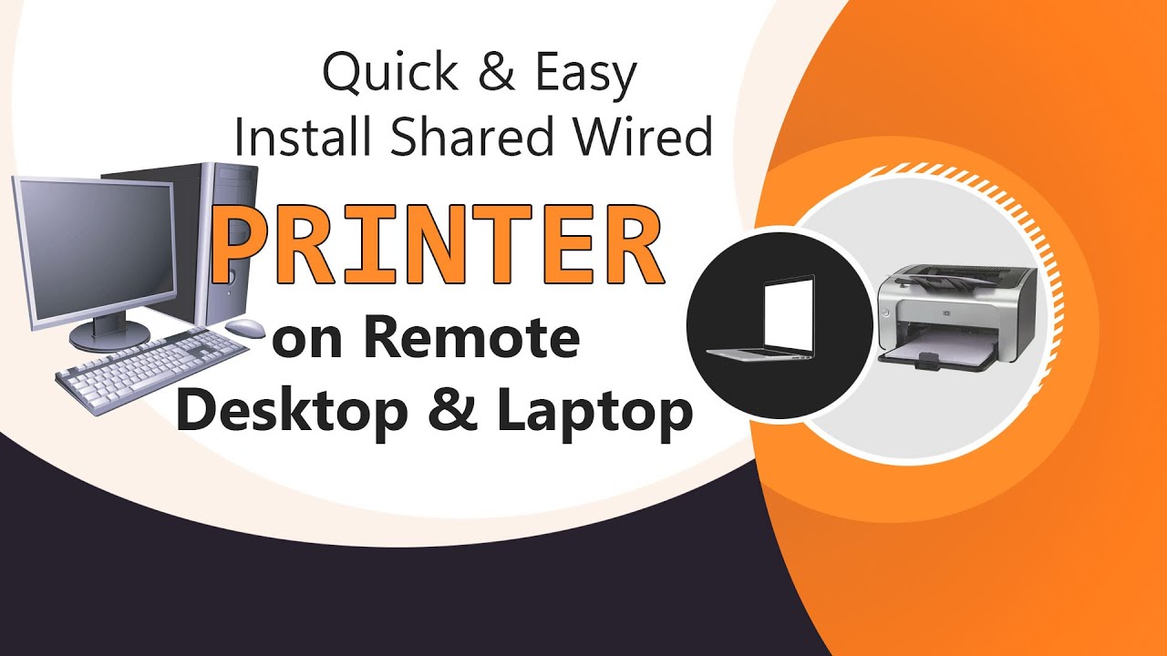 Quick and Easy Installation of Wired Printer Installation on Remote ...