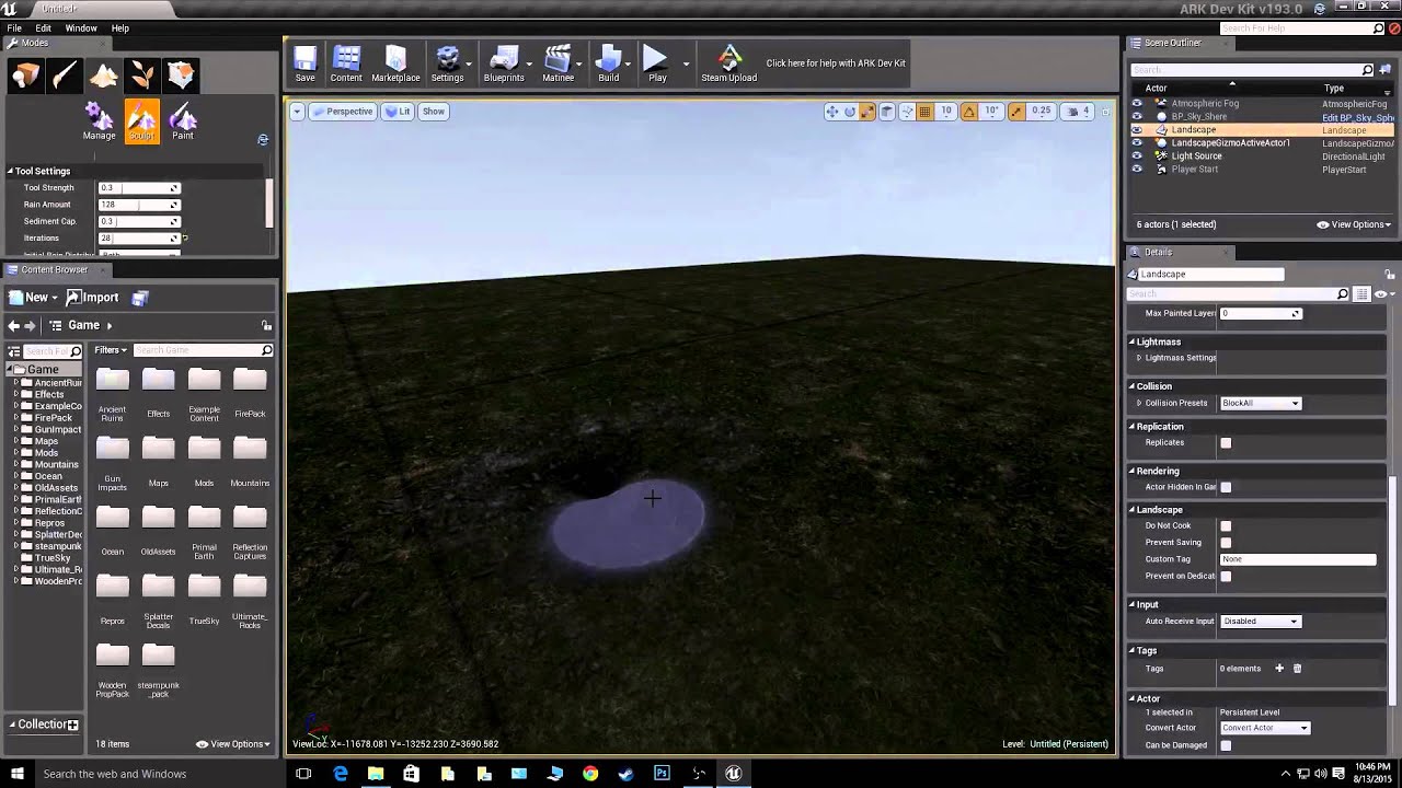 Ark Dev Kit: The basics along with landscaping - YouTube