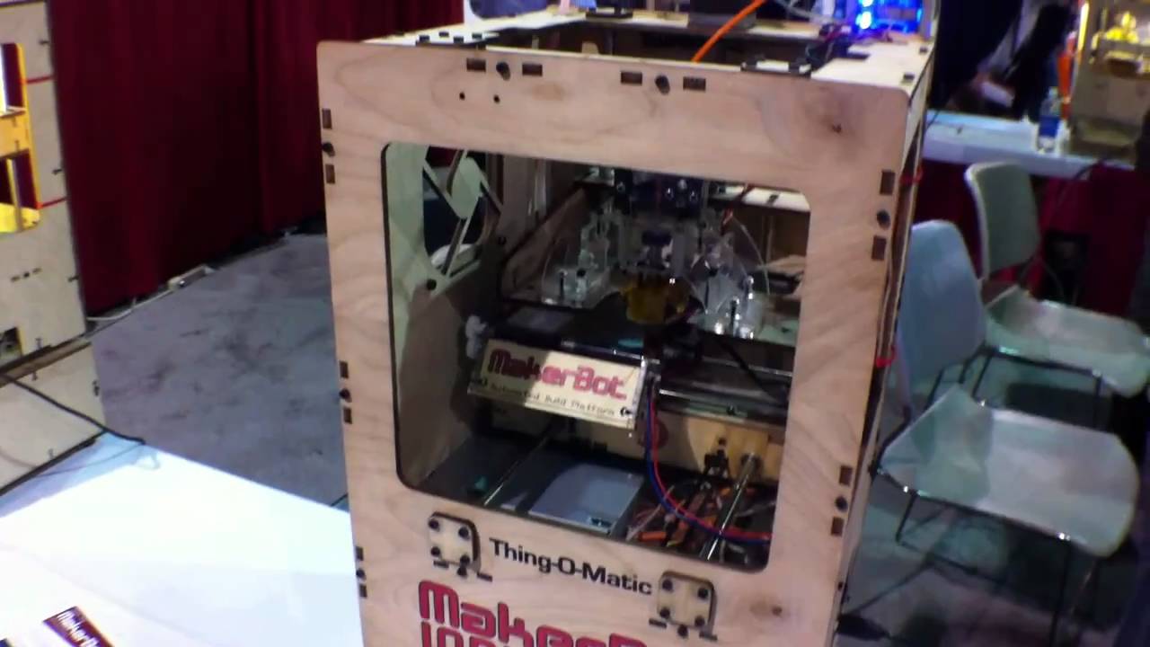 CES 2011: MakerBot Thing-O-Matic 3D Printer Kit - YouTube