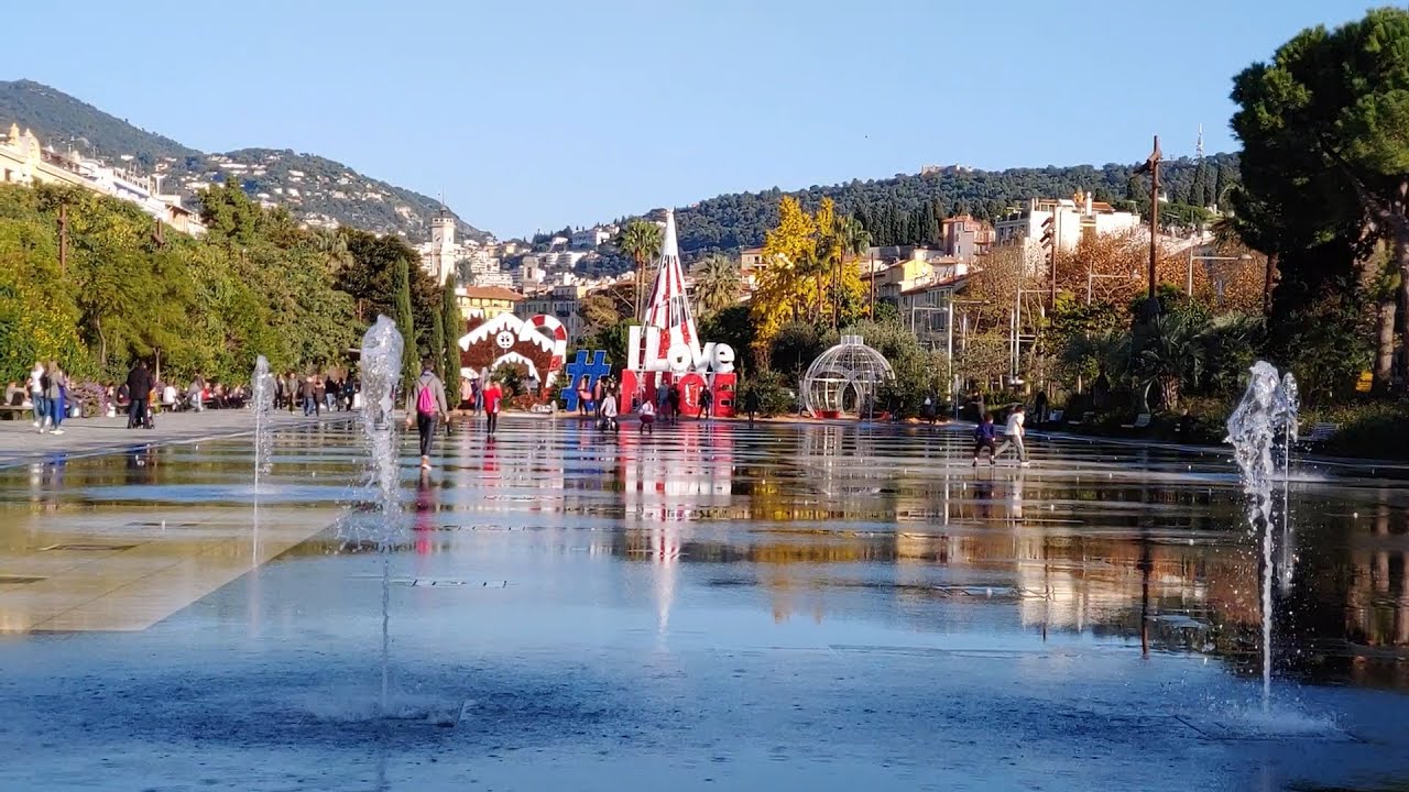 NICE IN DECEMBER 💖🎅🎄 FRANCE 💖🎄💖 - YouTube
