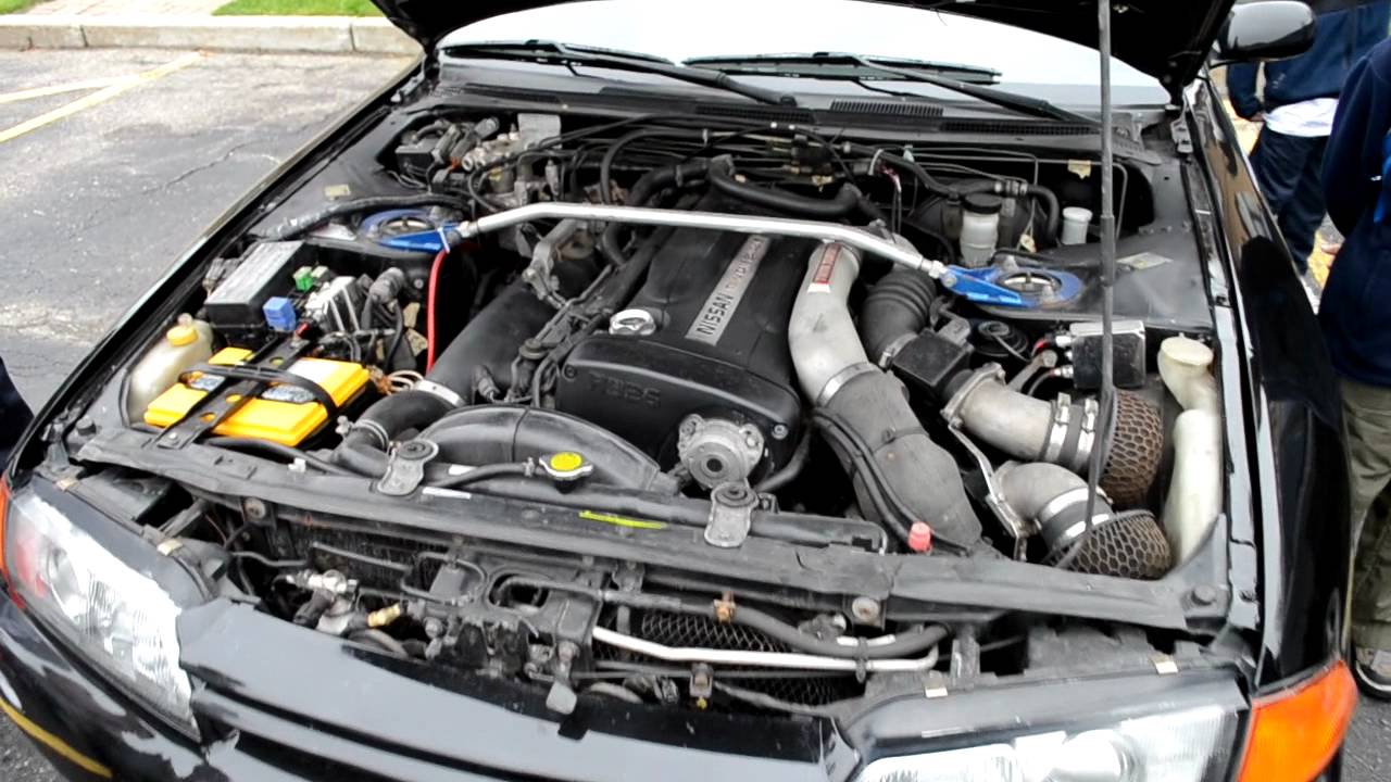 LHD Nissan Skyline R32 240sx rear - YouTube