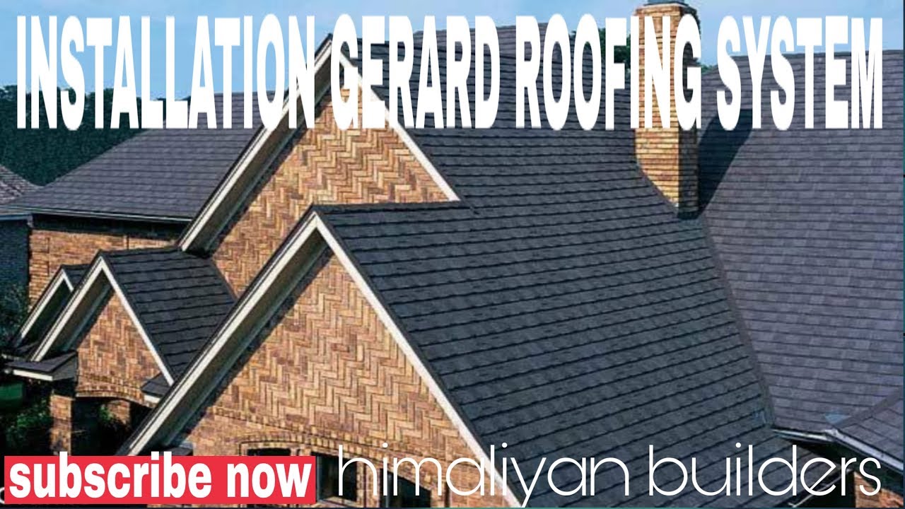 01 INSTALLATION VIDEOS GERARD ROOFING SYSTEMS EURO - YouTube