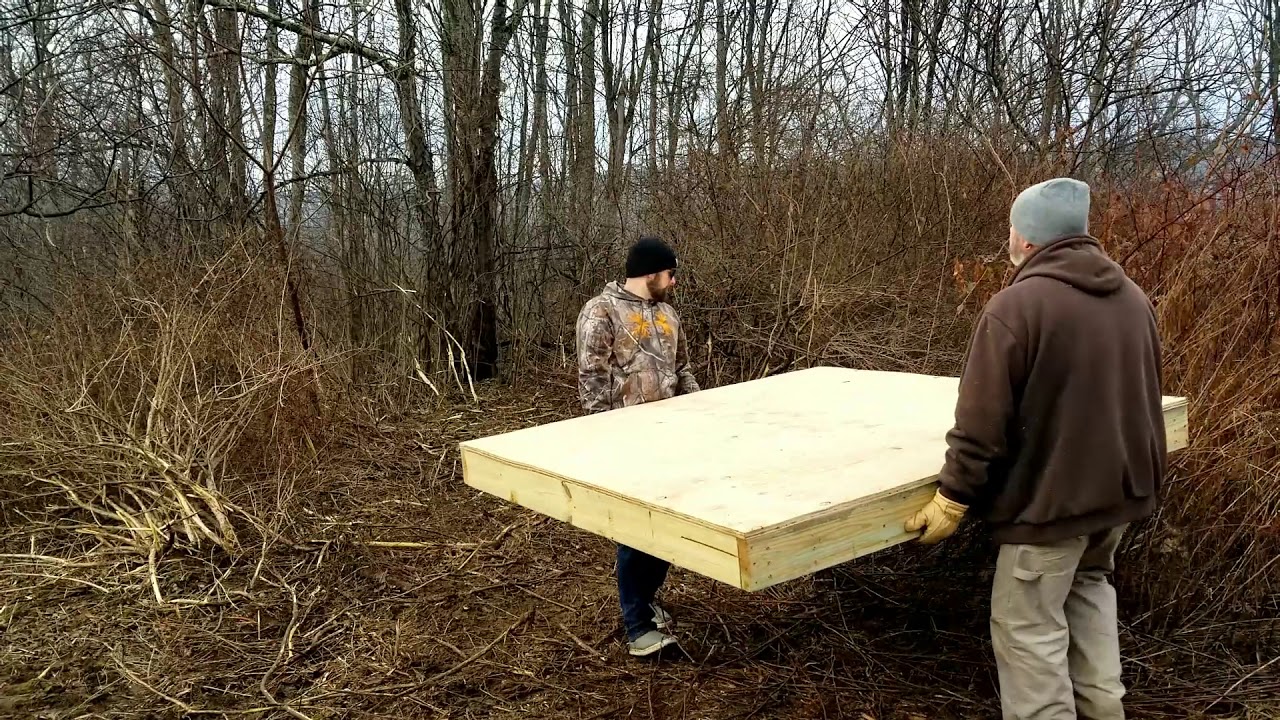 We Built a Wildlife Observation Tower On Our Food Plots! - YouTube