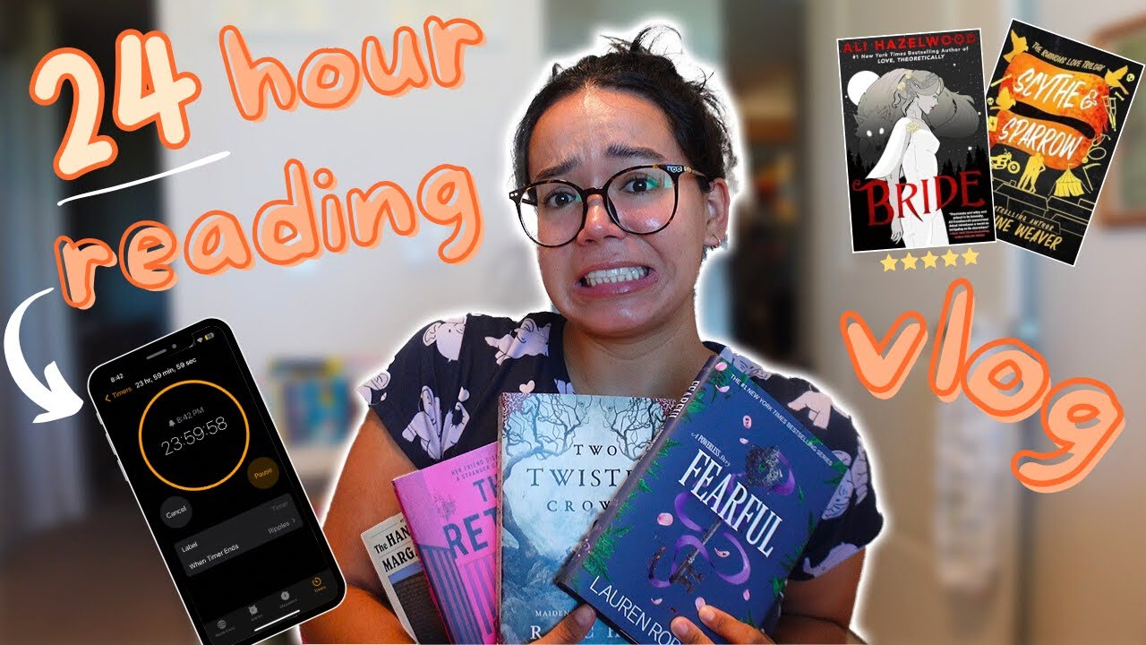 how many books can i read in 24 hours? ⏰📖| booktober day 10! - YouTube