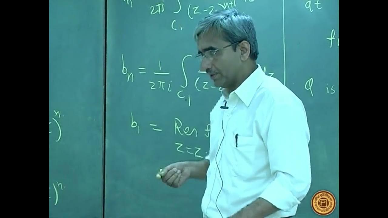 Complex Analysis Lecture#47 by prof. V. M. Sholapurkar : Zeros of Analytic Functions - YouTube
